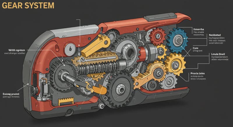 Complex Gear System Stock Illustrations – 3,495 Complex Gear System ...