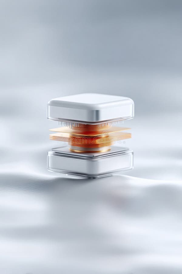 Cutaway of a Sleek, Modern Device Showcasing Its Intricate Internal ...