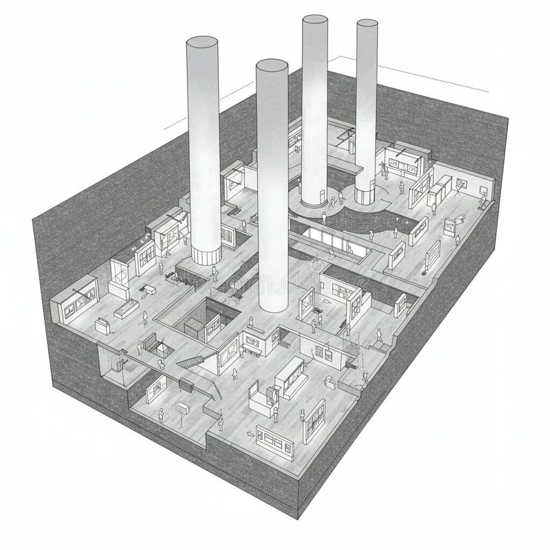 Level Architectural Interior Stock Illustrations – 3,387 Level ...