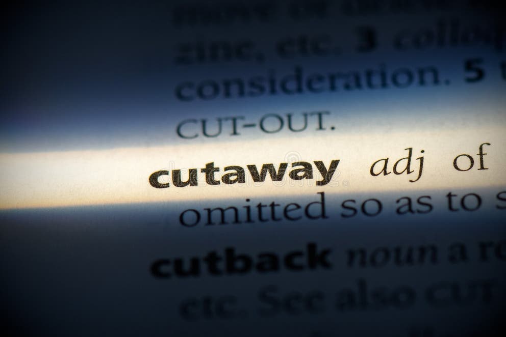 Cutaway stock image. Image of learn, focus, text, definition - 161578407