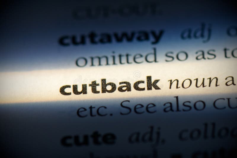 Cutback stock image. Image of linguistic, info, etymology - 161578401