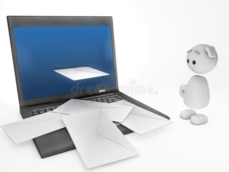 Stick Figure Mail Stock Illustrations – 169 Stick Figure Mail Stock ...