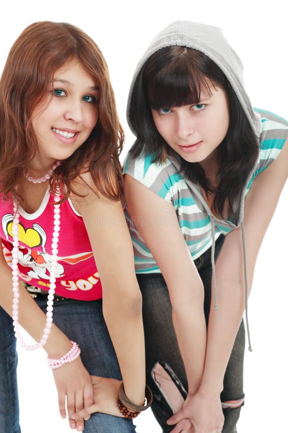 Cute stock image. Image of innocence, female, girlfriends - 4926103