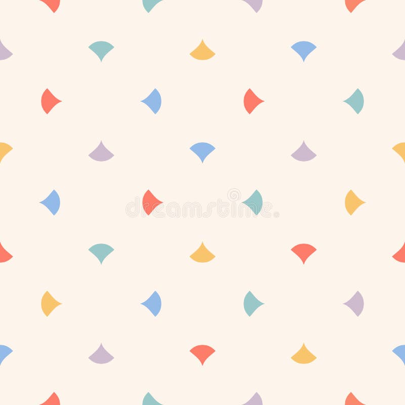 Cute Abstract Geometric Seamless Pattern with Small Colorful Triangles ...