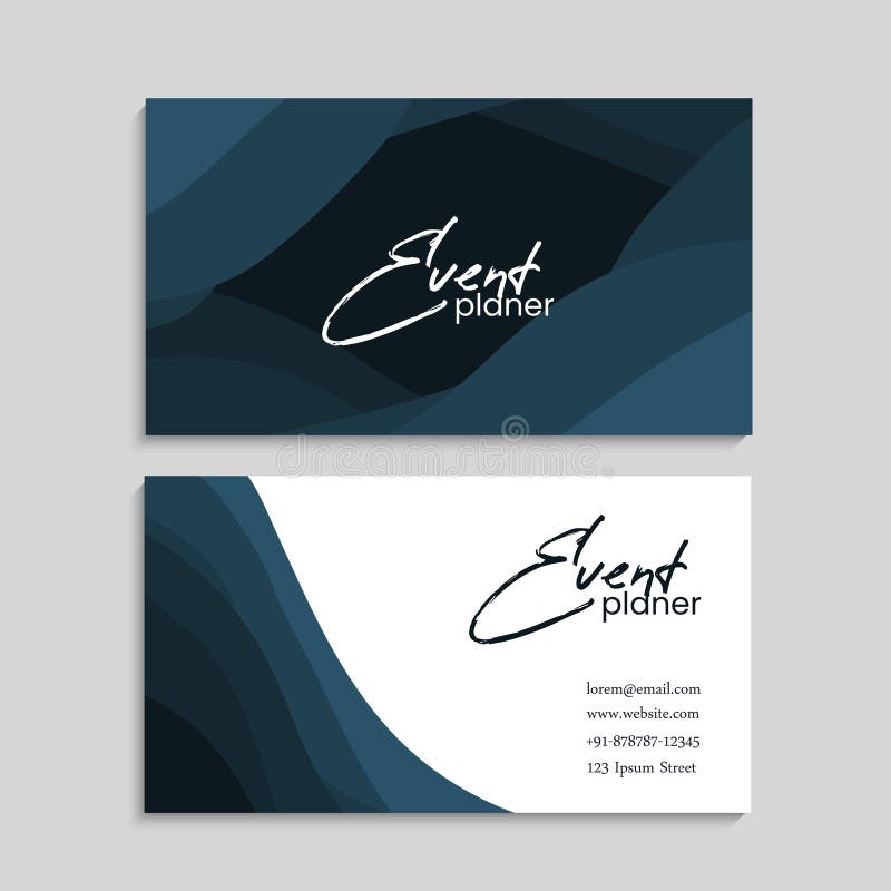 Cute Abstract Pattern Business Card Name Card Design Template Stock ...