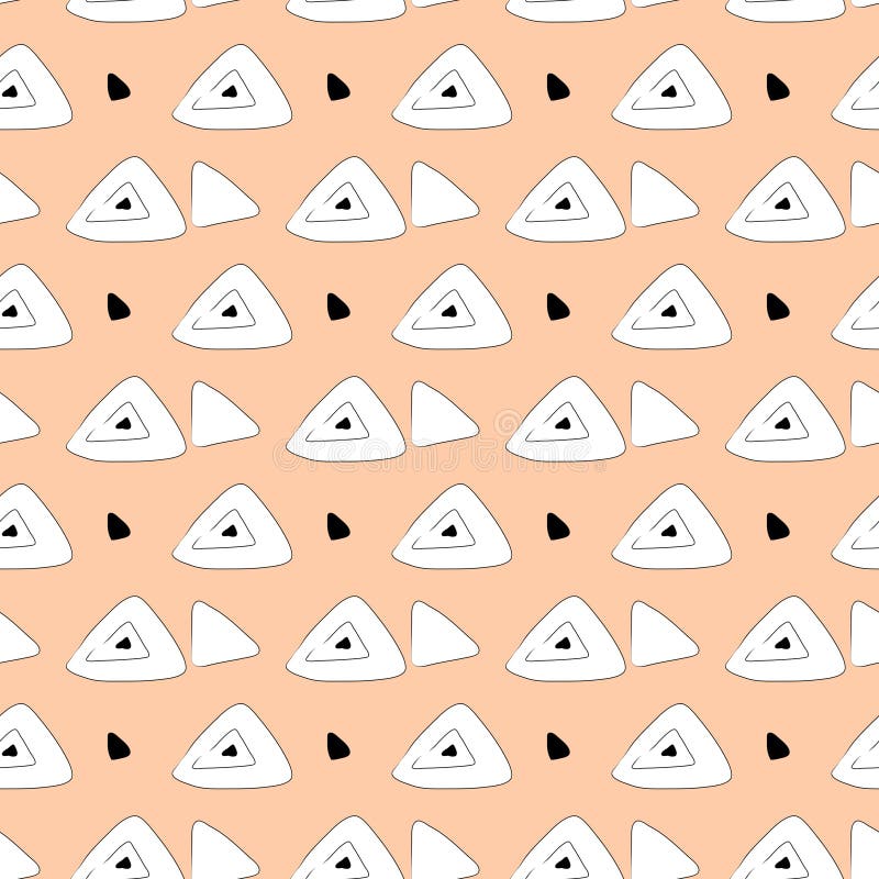 Cute Abstraction on a Light Background, Triangles, Geometry. Vector ...