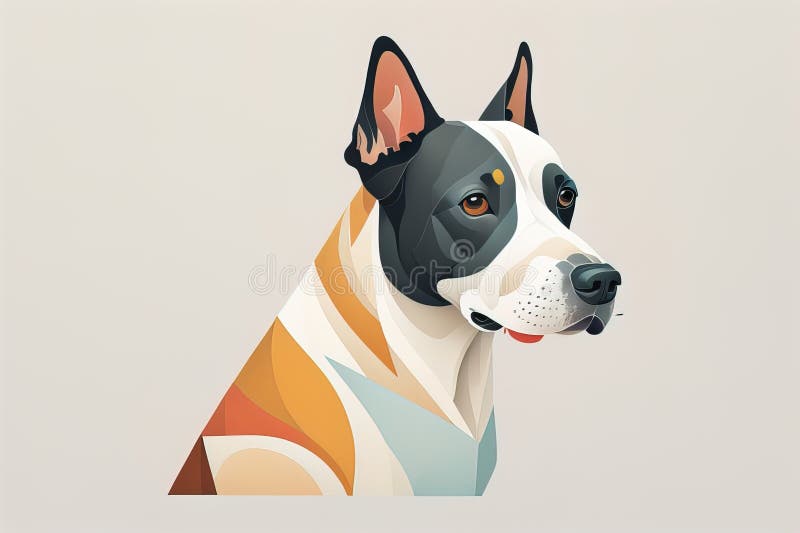 Cute and Adorable Vector Illustration in Flat Style on Solid Color ...