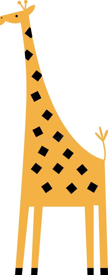 Cute Africa Safari Giraffe stock vector. Illustration of safari - 294073003