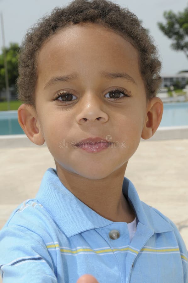 African American Boy Profile
