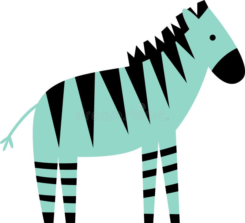 Cute African Safari Zebra stock vector. Illustration of african - 294072640