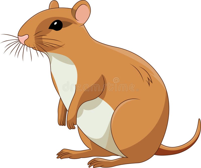 Cute Agouti Cartoon stock vector. Illustration of nature - 309663929