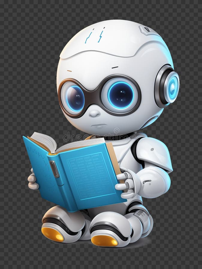 Cute AI Robot Chatbot Thumbs Up Isolated on Transparent Background PNG ...