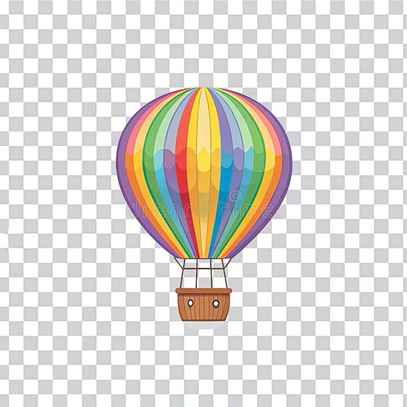 Cute Air Transportation Vector in Flat Style.Cute Air Transportation ...