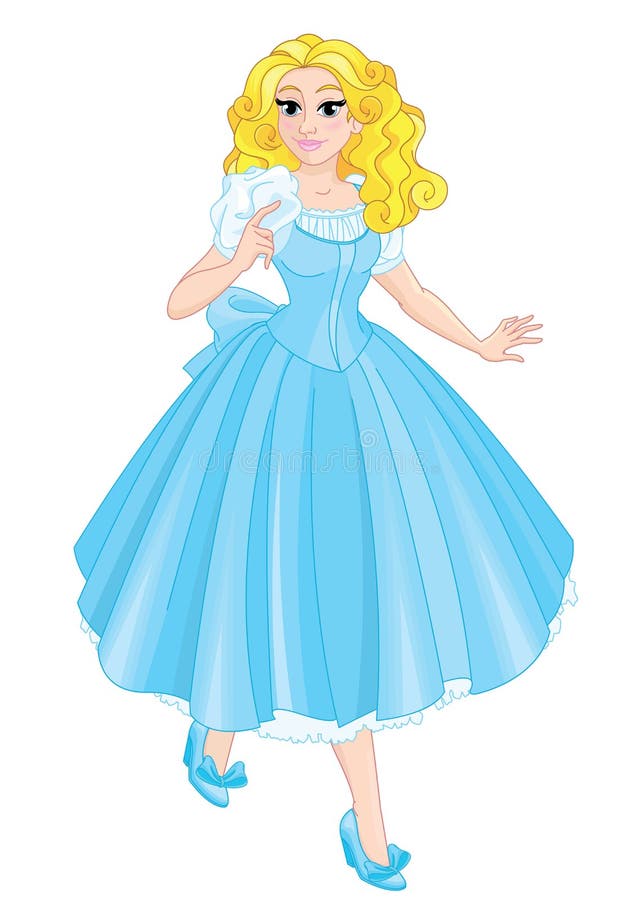 Cute Alice with blond hair stock vector. Illustration of alice - 154257717