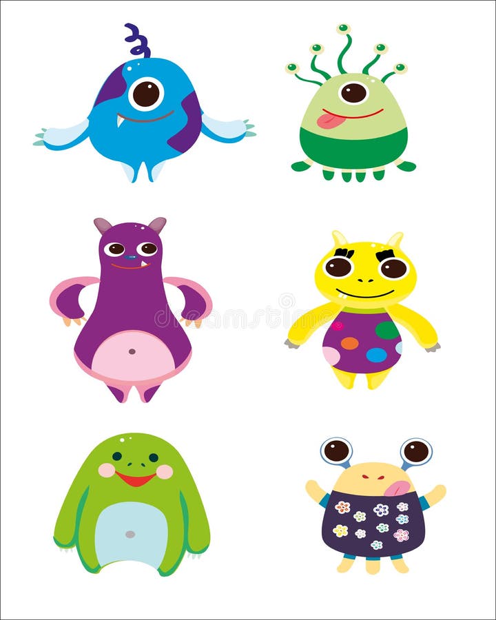 Cute alien. stock vector. Illustration of element, pattern - 29125027