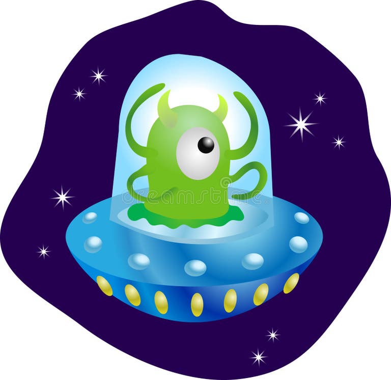 Cute Alien Spaceship Stock Illustrations – 9,110 Cute Alien Spaceship ...