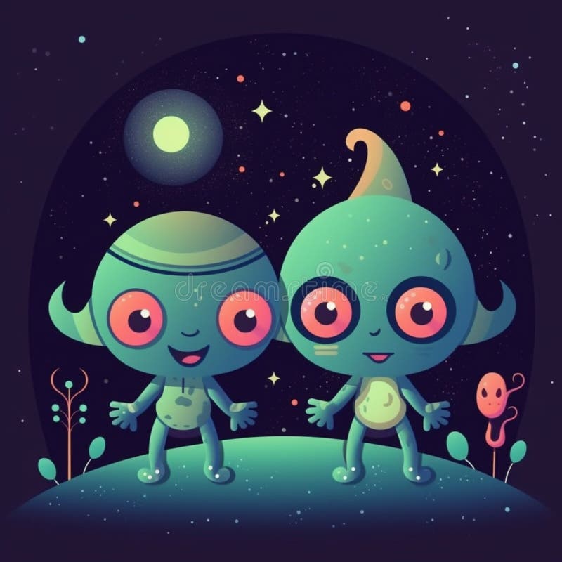 Aliens Cute Galaxy Stock Illustrations – 1,061 Aliens Cute Galaxy Stock ...