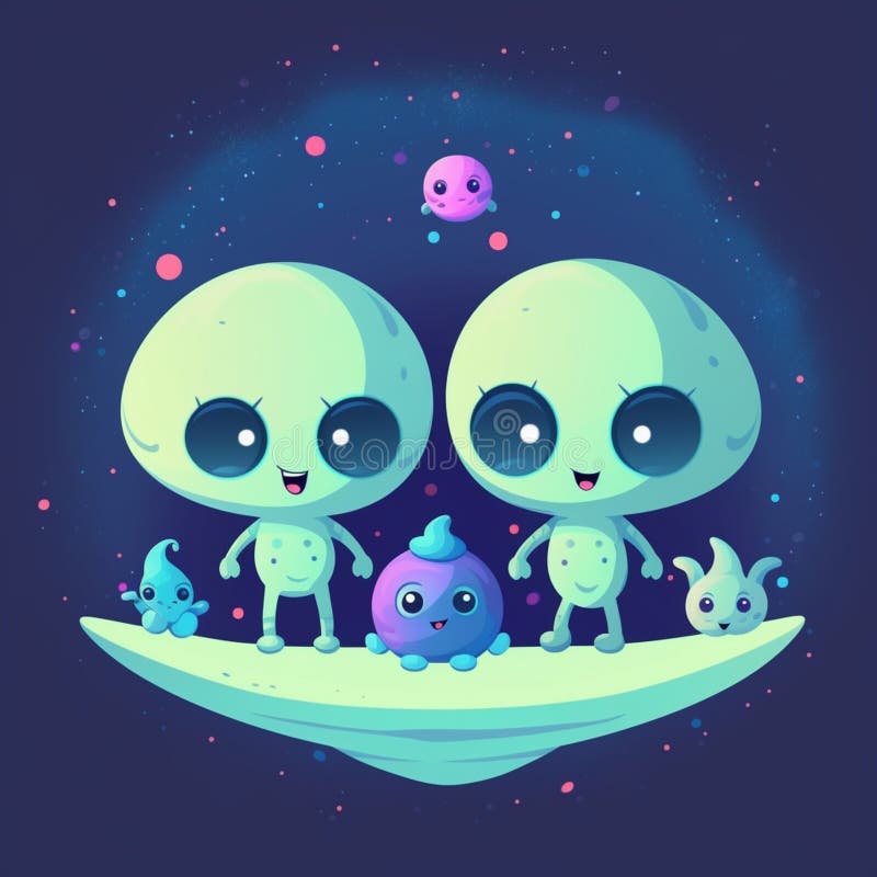 Aliens Cute Galaxy Stock Illustrations – 1,061 Aliens Cute Galaxy Stock ...