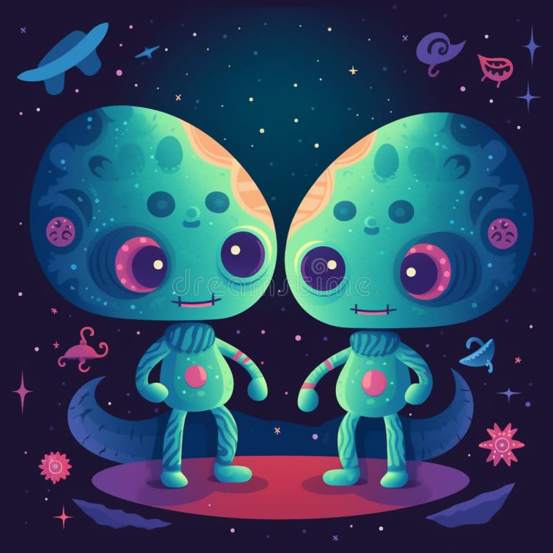 Aliens Cute Galaxy Stock Illustrations – 1,061 Aliens Cute Galaxy Stock ...