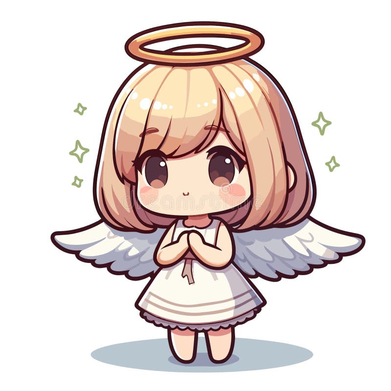 Cute angel stock illustration. Illustration of clothing - 299849367