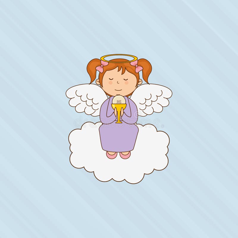 Cute angel design stock illustration. Illustration of cute - 69754669