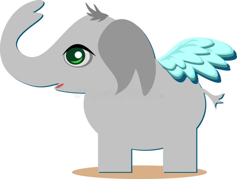 Elephant Angel Stock Illustrations – 236 Elephant Angel Stock ...