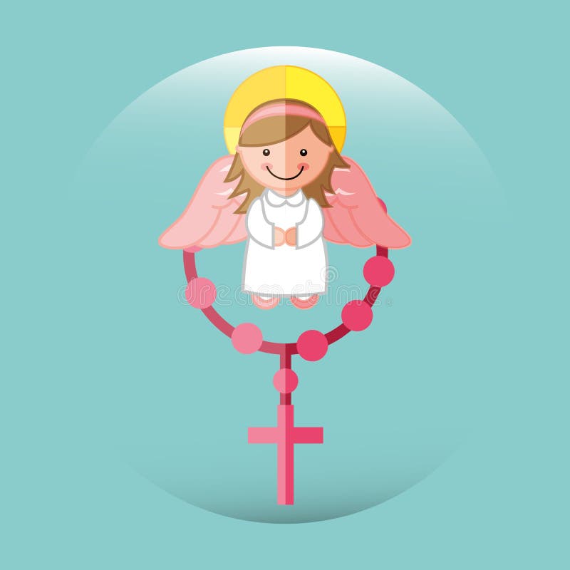 Cute angels design stock illustration. Illustration of background ...