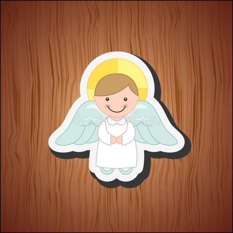 Cute angels design stock illustration. Illustration of background ...
