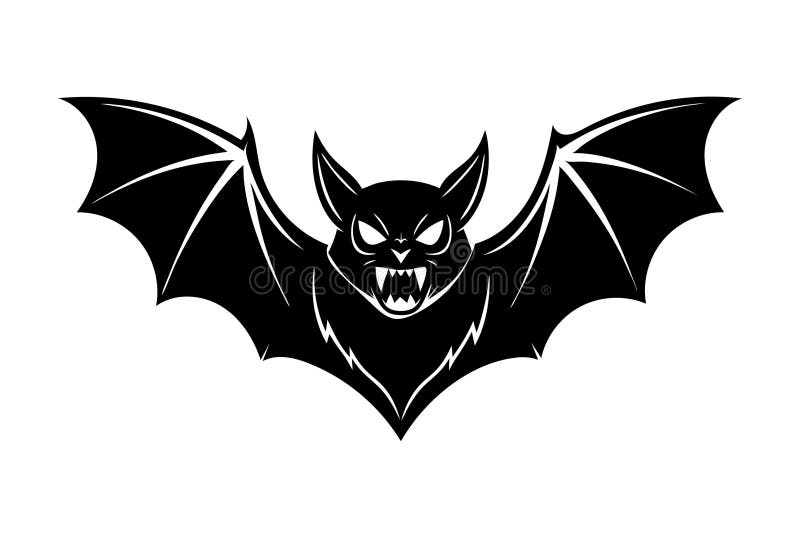 Cute and angry bat vector stock vector. Illustration of batman - 353934755