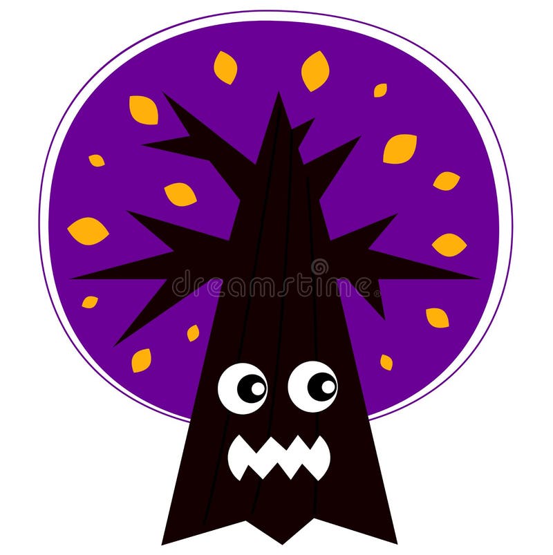 Angry Face Tree Stock Illustrations – 588 Angry Face Tree Stock ...