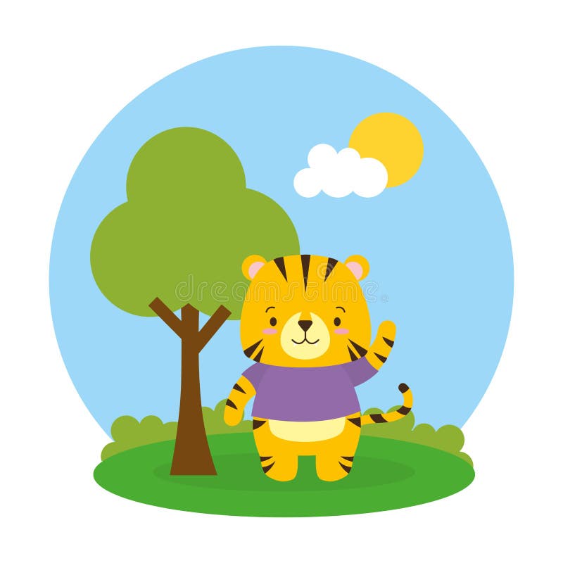 Cute animal cartoon stock vector. Illustration of mammal - 144326105