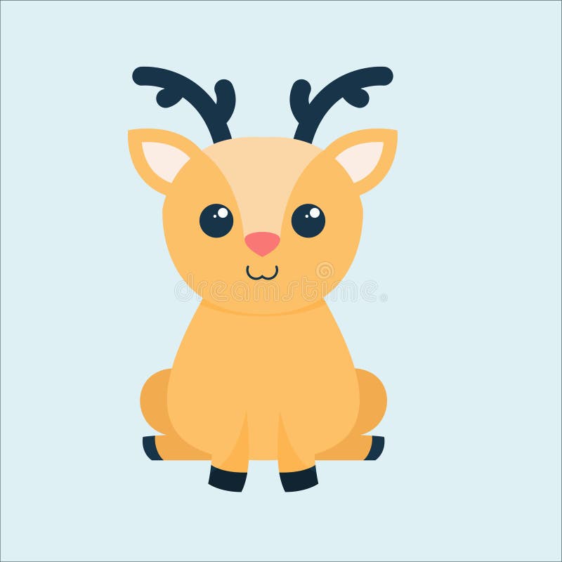 Cute Animal Character Cartoon Vector Stock Vector - Illustration of ...