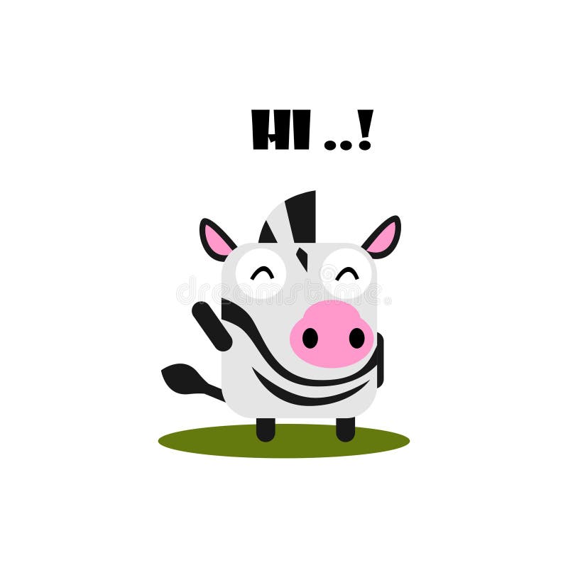 Cute Animal Expression Vector Template Stock Illustration ...