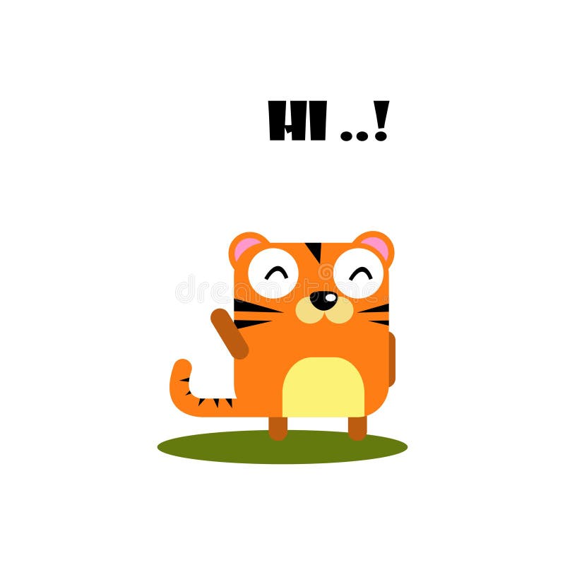 Cute Animal Expression Vector Template Stock Illustration ...