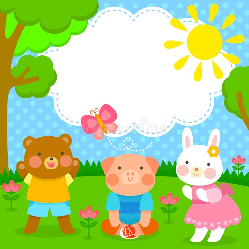 Animal friends stock vector. Illustration of aquatic - 18959020