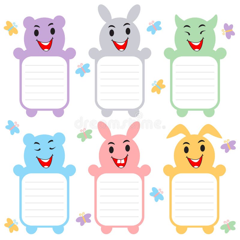 Animal label / frame stock vector. Illustration of collection - 19229497