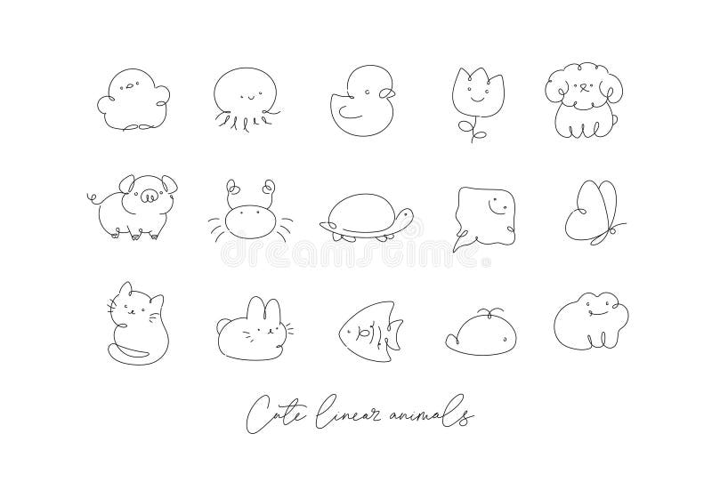 Cute Easy Animal Doodles