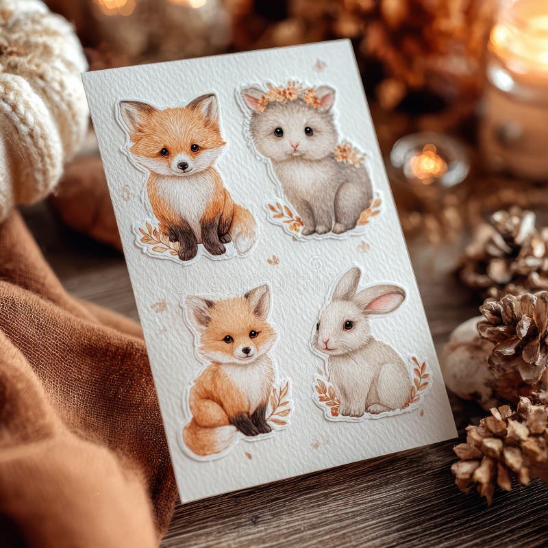 Cute Forest Animal Assortment Stock Illustrations – 88 Cute Forest ...