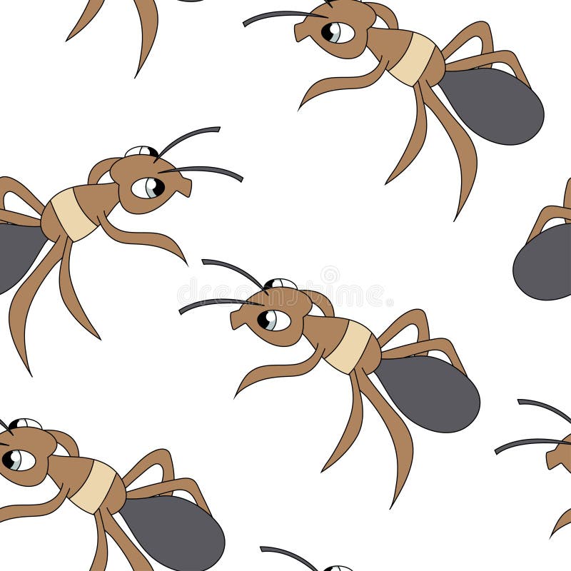 Cute Ants Cartoon Collection Set Stock Vector - Illustration of gesture ...