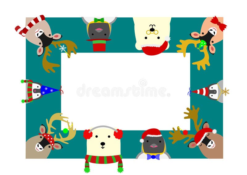 Set of Cute Pet Animals Face in Square Stock Vector - Illustration of ...