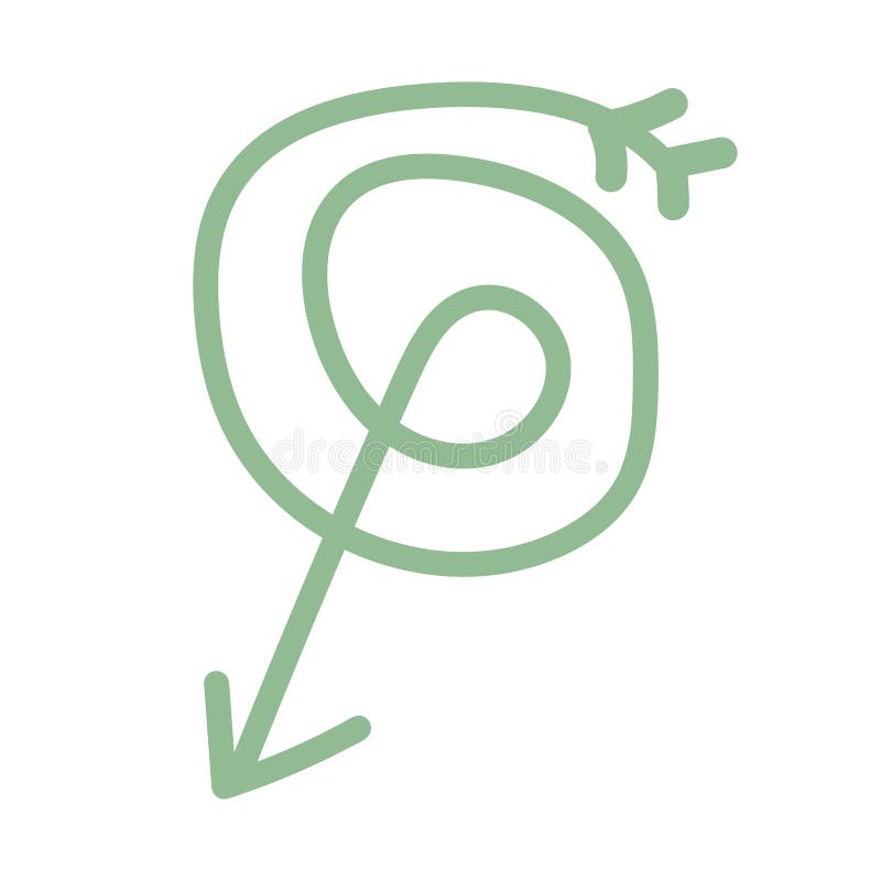 Cute Arrow Element Vector Illustration Stock Vector - Illustration of ...