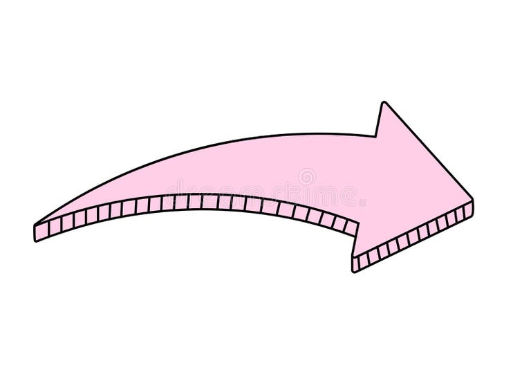 Cute Arrow Sign. Abstract Design Element Stock Vector - Illustration of ...