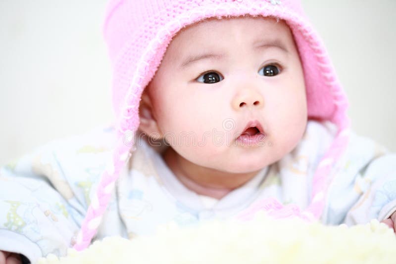 Cute asia baby stock photo. Image of adorable, health - 12449472