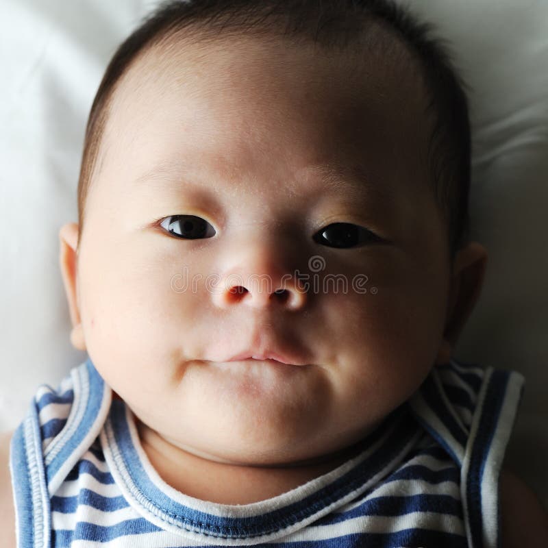 Cute asian baby boy stock image. Image of chinese, portrait - 13973431