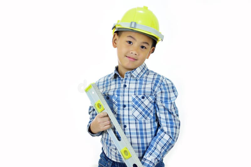 Engineer Man in Uniform Walking To Check Boiler Tanks with Liquid ...