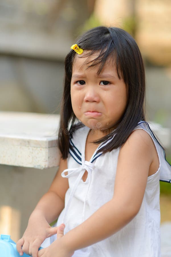 Cute Asian child crying stock photo. Image of white, crying - 39644994