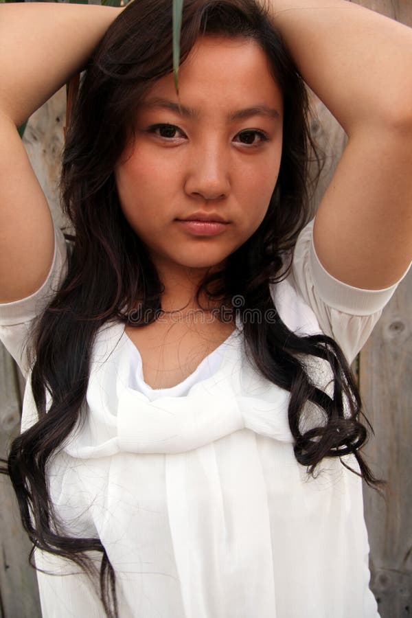 Cute Asian girl stock photo. Image of appealing, alluring - 24892752