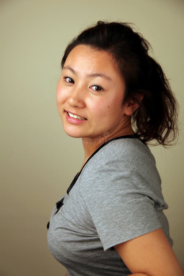 Cute Asian girl smiling stock photo. Image of alone, girl - 24875750 Cute Asian girl smiling stock photo. Image of alone, girl - 24875750