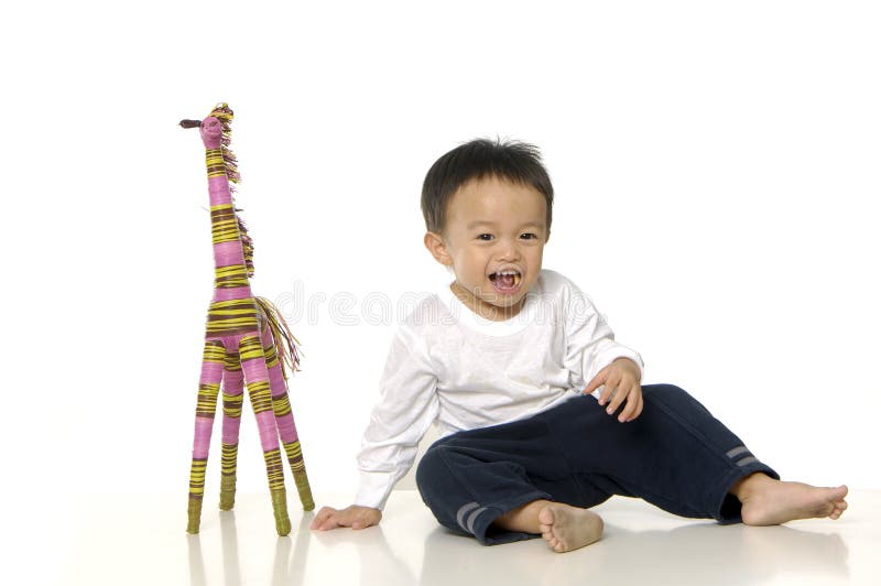 Cute Asian kids stock image. Image of smiling, single - 5234847
