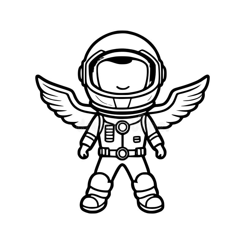 Cute Astronaut Cartoon Character Stock Illustration - Illustration of ...